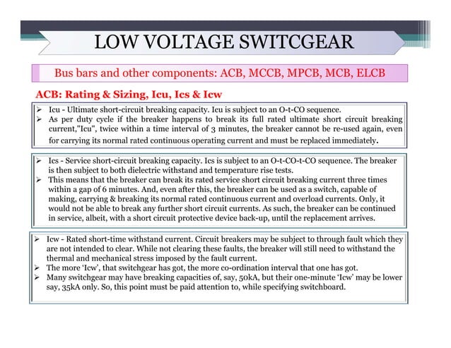 Lv switchgear & lv cable sizing | PDF | Home Appliances | Home & Garden