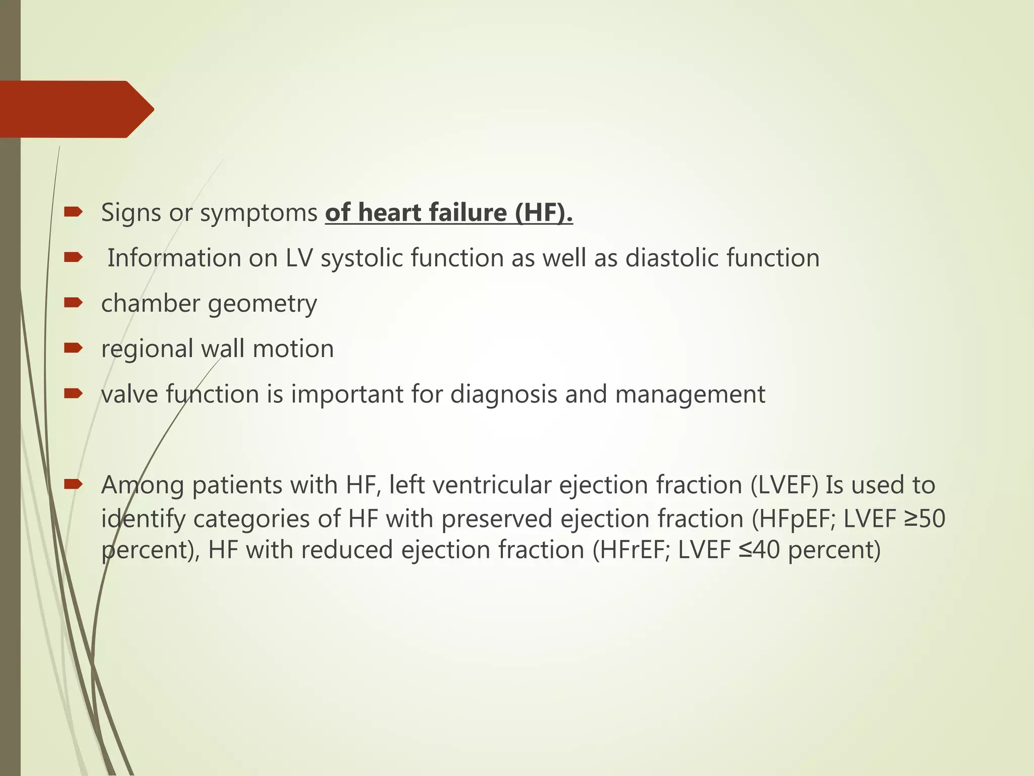 Lv systolic function | PPTX