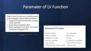 Lv systolic function | PPTX