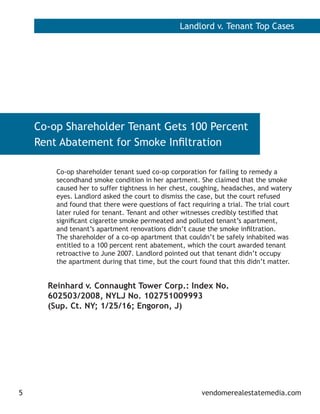 Landlord v. Tenant Compendium 2016 | PDF