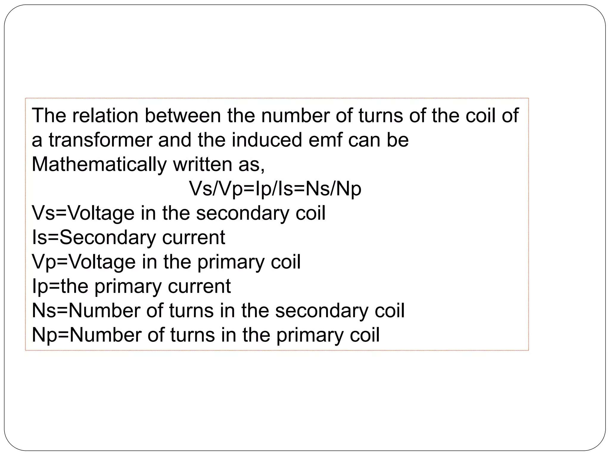 Mutual induction | PPTX