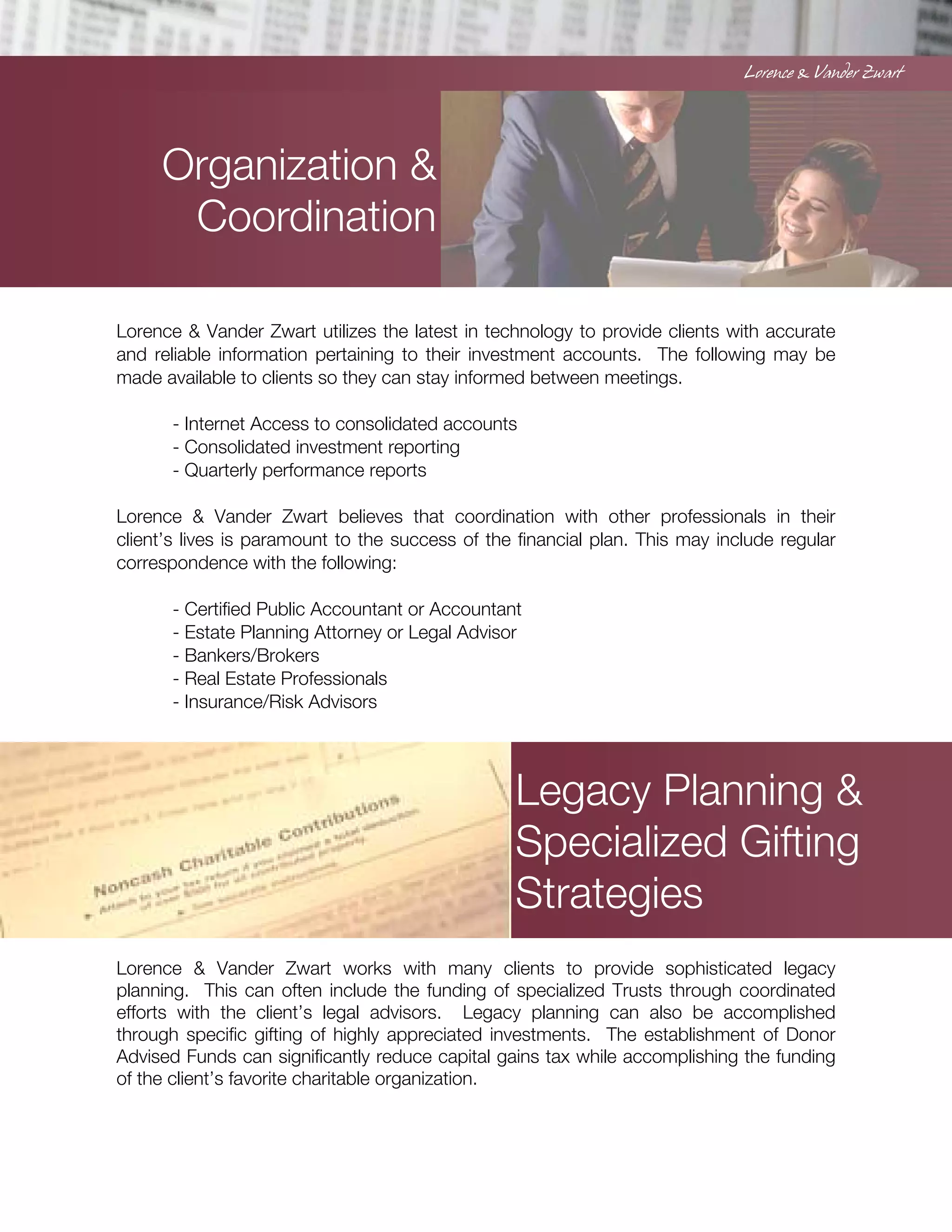 Prospective Client Brochure | PDF | Business Accounting & Finance ...