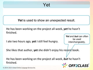 Subordinators, Coordinators And Transitions – Free ESL Lesson Plan | PPTX