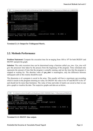 Fortran induction project. DGTSV DGESV | PDF