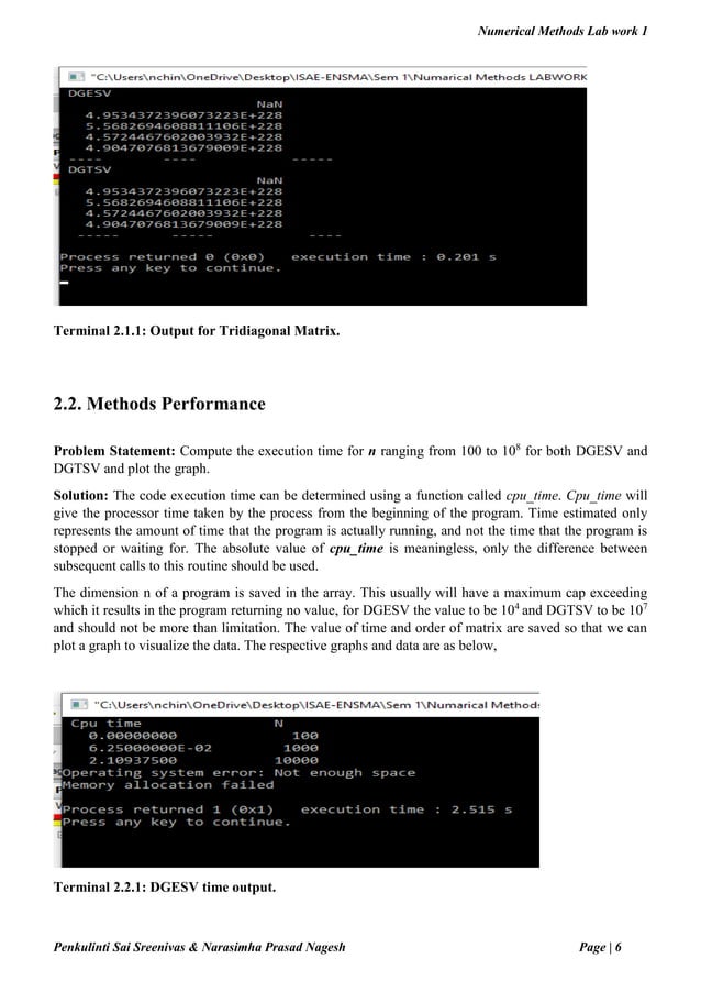 Fortran induction project. DGTSV DGESV | PDF