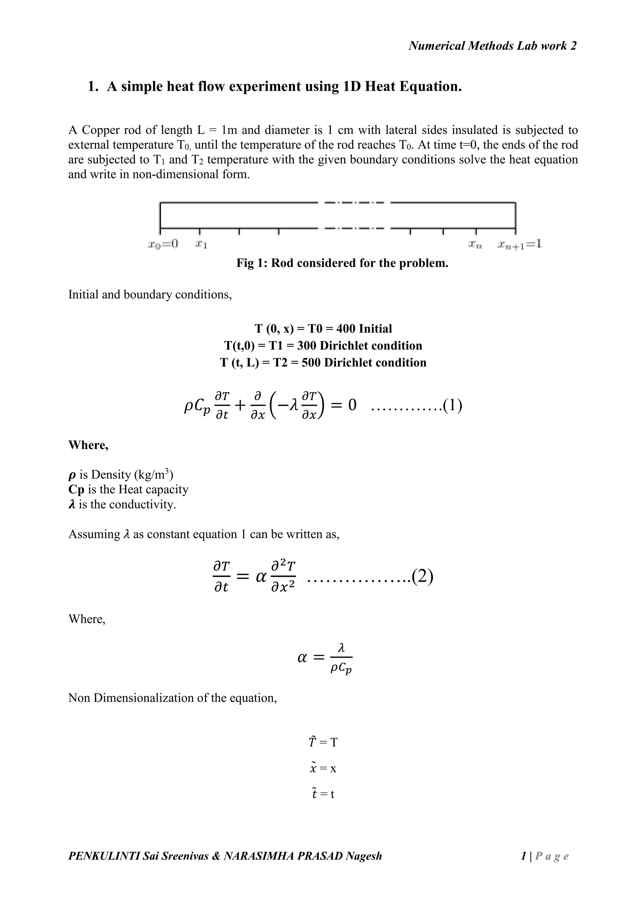 Projectwork On Different Boundary Conditions In Fdm Pdf