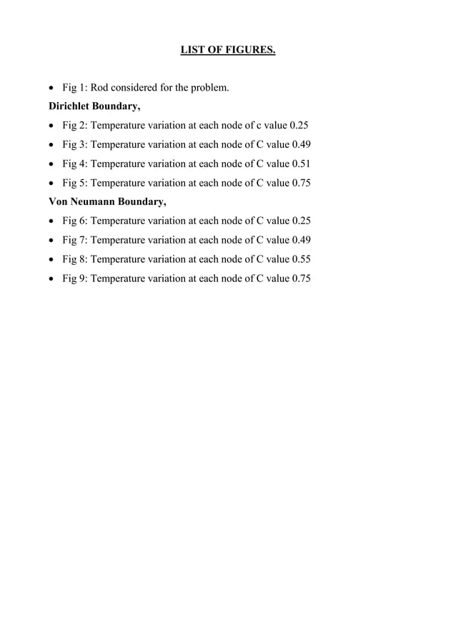 Projectwork on different boundary conditions in FDM. | PDF