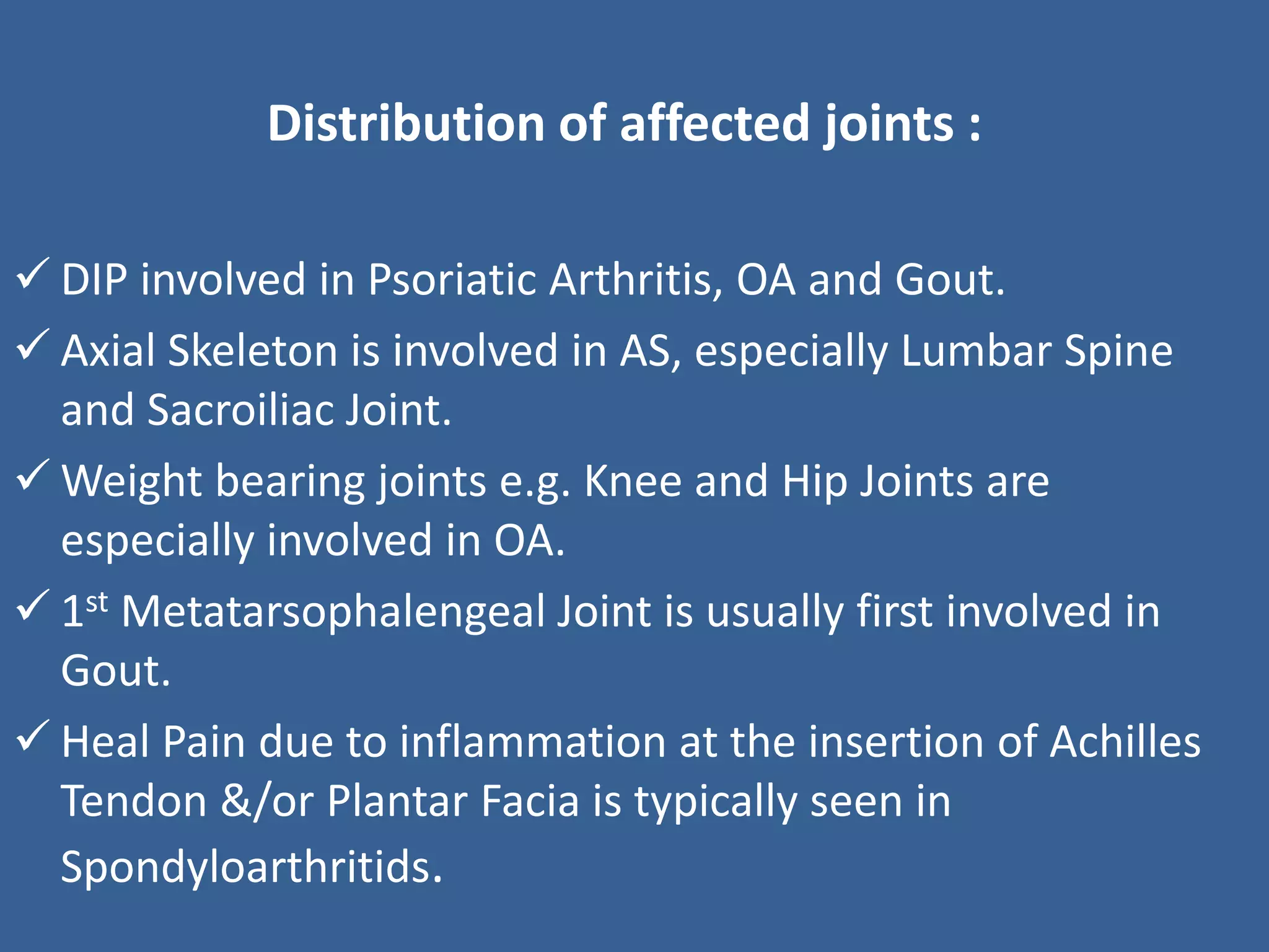 Approach to arthritis | PPTX