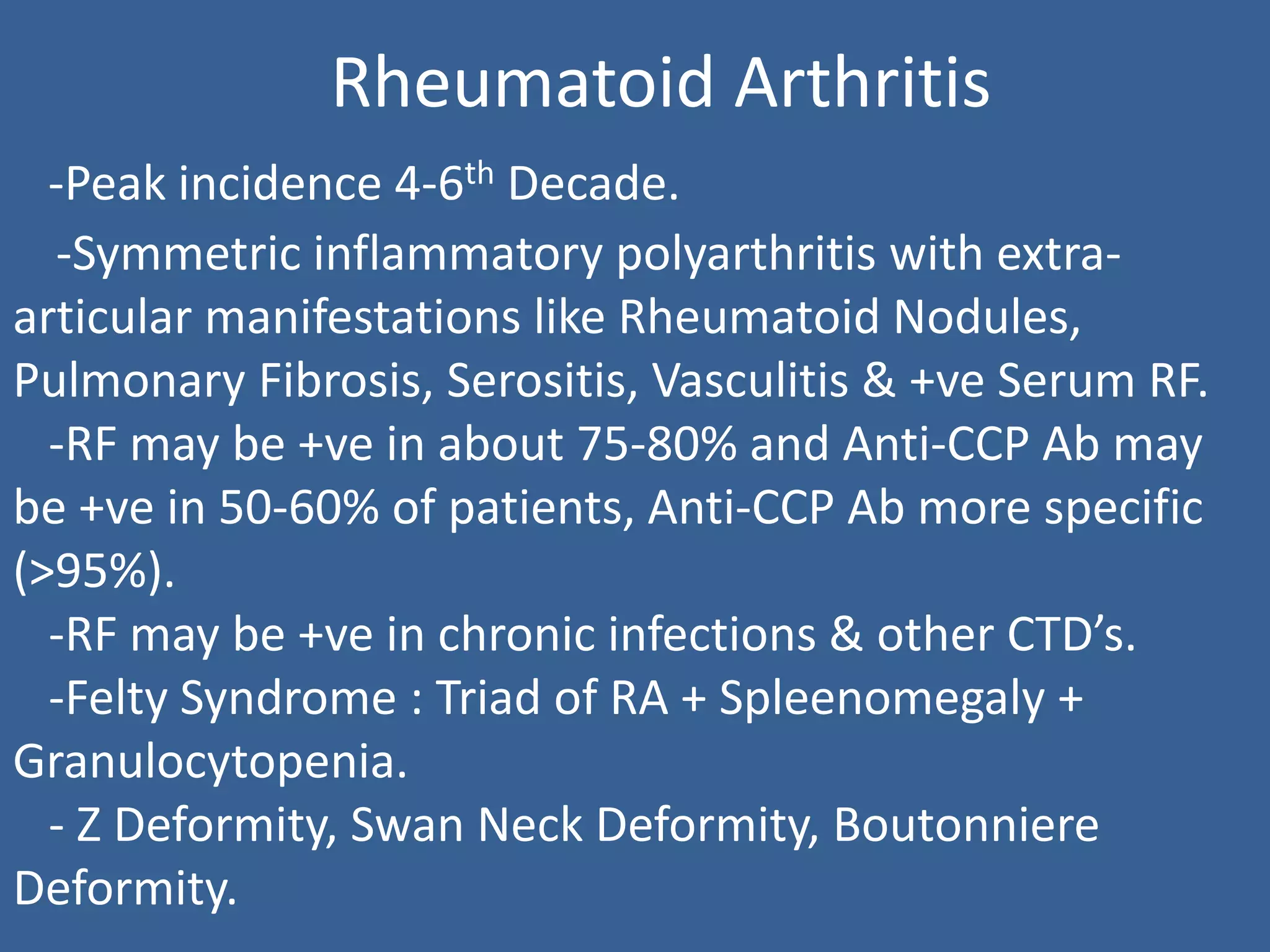 Approach to arthritis | PPTX