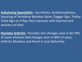 Approach to arthritis | PPTX