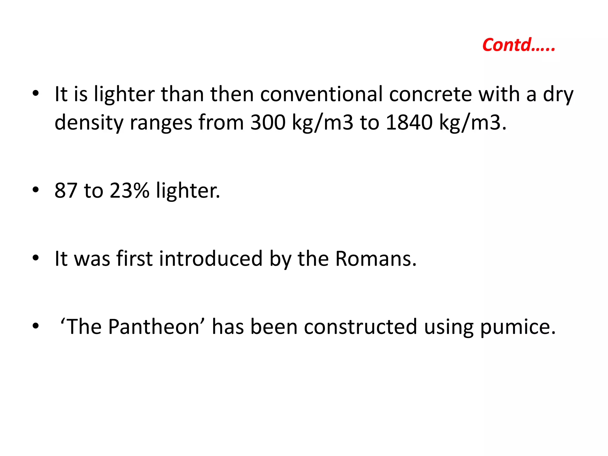 Light Weight Concrete;High Density Concrete;High Performance Concrete ...