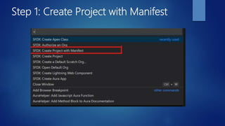 Chapter 3 : Setup SalesforceDX (SFDX) for Non Scratch Orgs | PPT