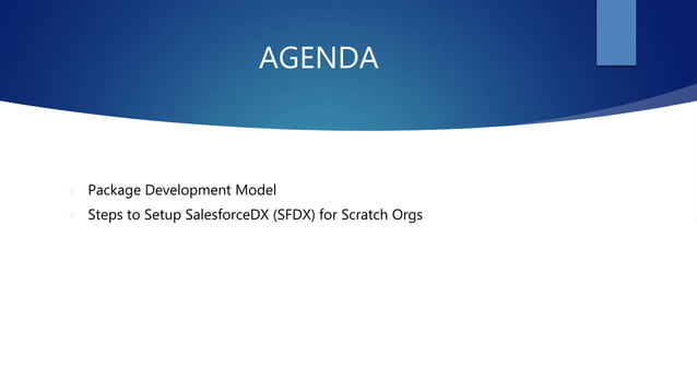 Salesforce Dx For Scratch Orgs Ppt