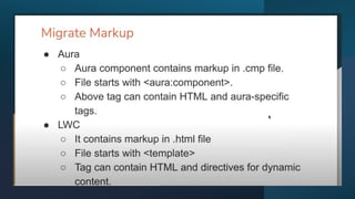 LWC & Aura components and their syntax . | PPTX