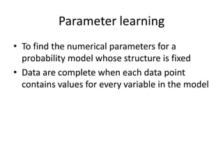 Learning With Complete Data | PPT