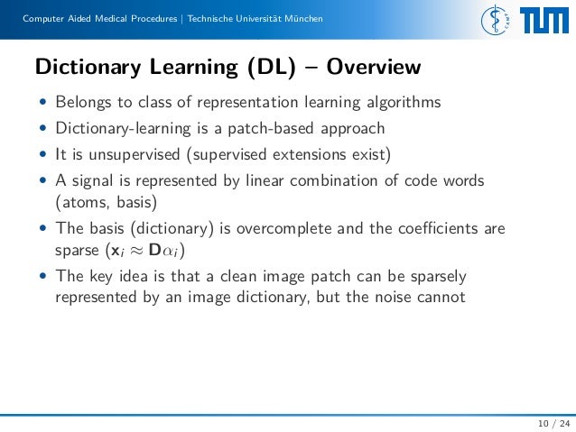 Introduction to Sparse Methods