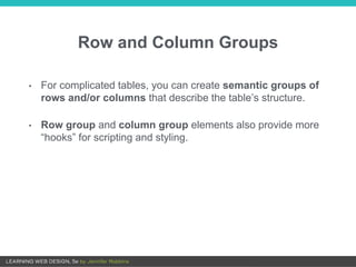 Chapter 8: Tables | PPT
