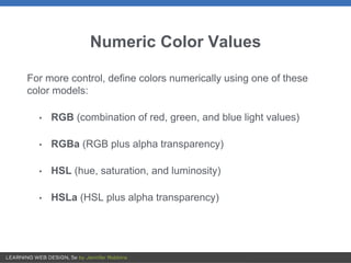 Chapter 13: Colors and Backgrounds | PPT