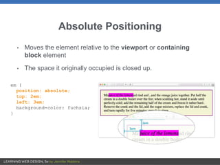 Chapter 15: Floating and Positioning | PPTX