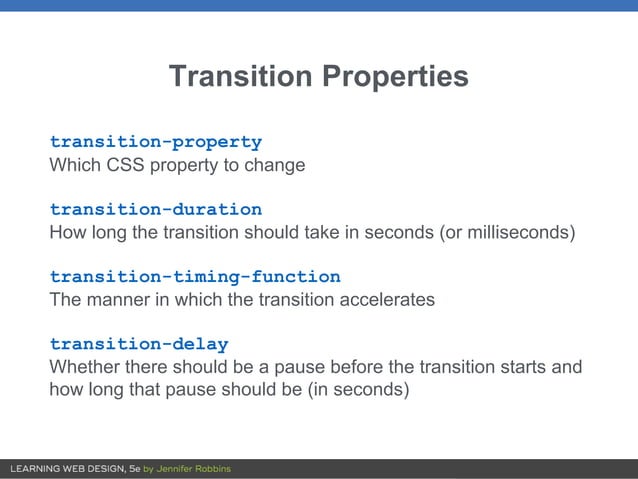 Chapter 18: Transitions, Transforms, and Animation | PPTX