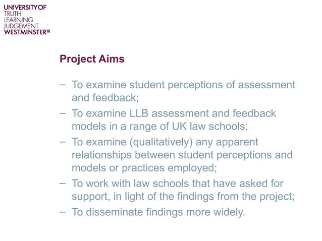 LLB Student Perceptions of Assessment and Feedback: Lessons from the ...