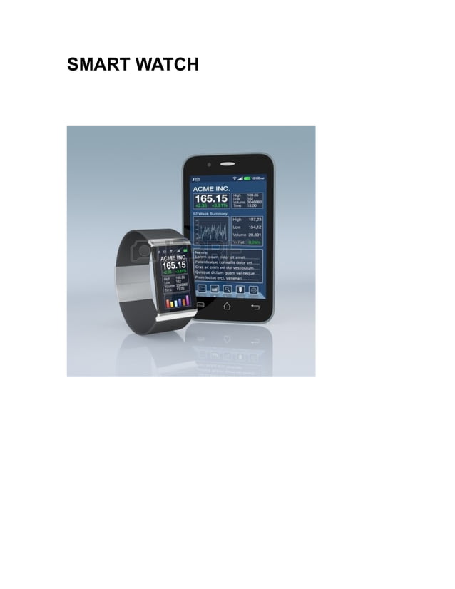 Lwes 2014 presentation smart watch | PDF
