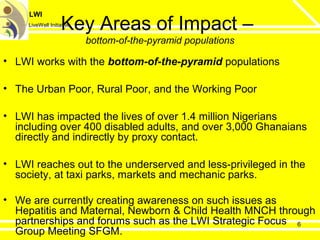 LiveWell Initiative LWI - our success story powerpoint | PPT