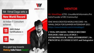 AWS Solution Certification Training - Linux World India | PPT