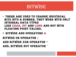 operators in c++ | ODP