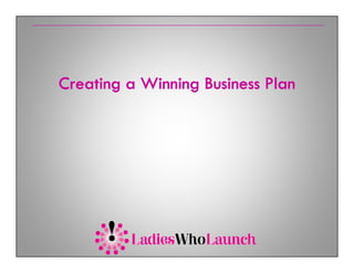 Lwl write a successful business plan [compatibility mode] | PDF