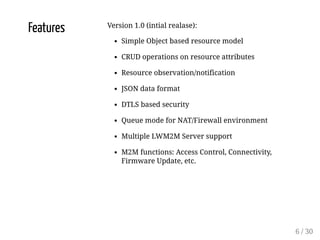 OMA LWM2M overview | PDF