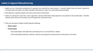 Woven Labels - Plant Setup | PPT