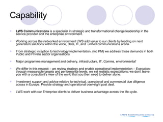 LWS Presentation V8.0 | PPT