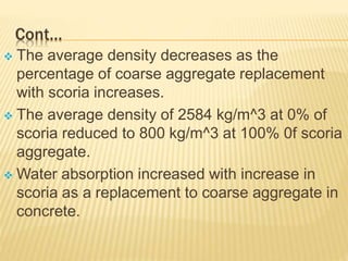 Light weight self compacting concrete | PPTX