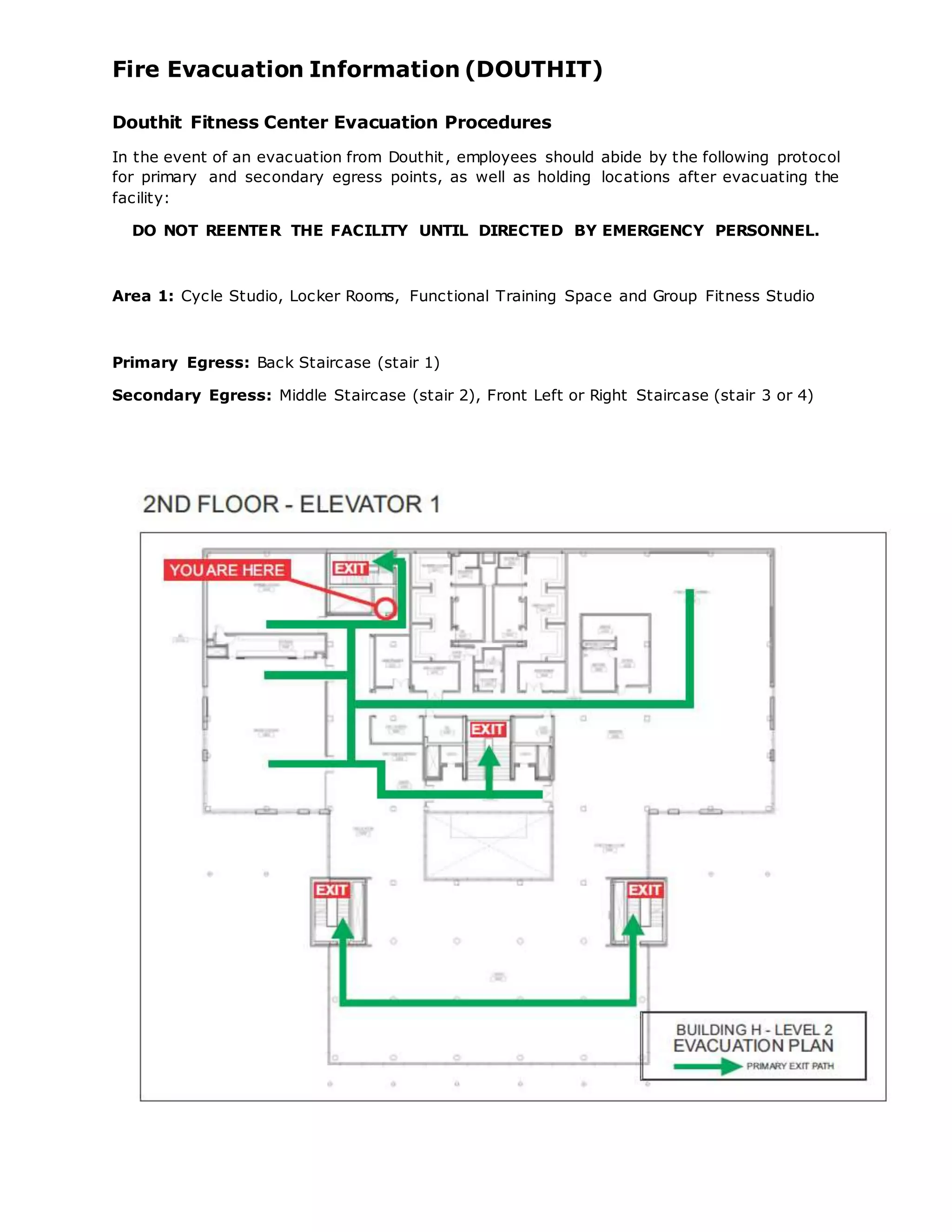 Douthit fitness center_evacuation_procedures | DOCX
