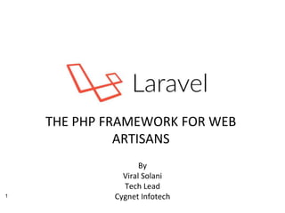 Introduction to Laravel Framework (5.2) | PPT