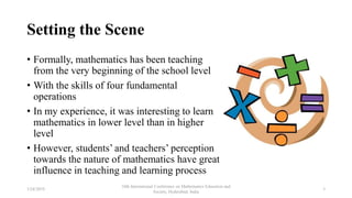 Nature of Mathematics and Pedagogical practices | PPTX