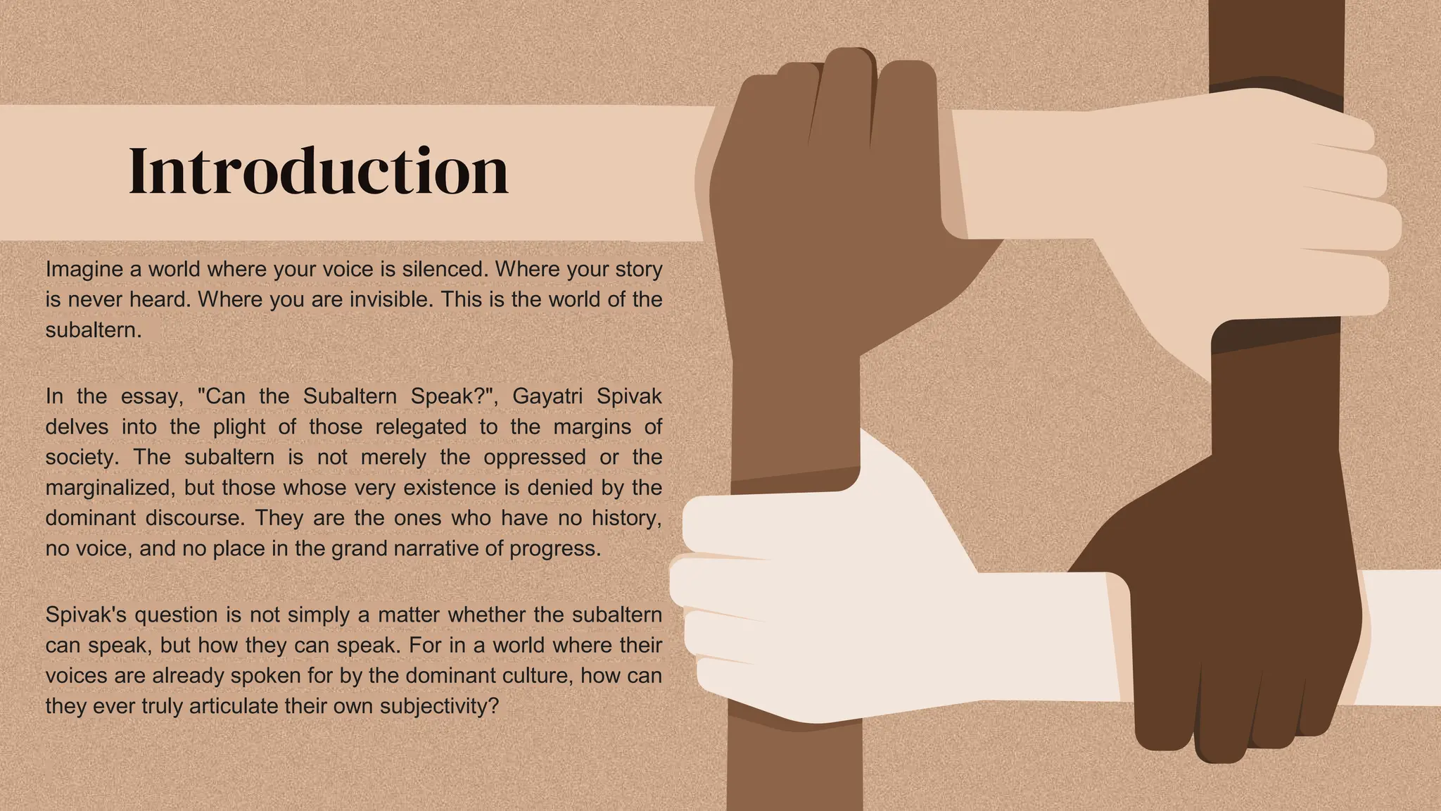 205_Gayatri_Chakravorty_Spivaks_concept_of_Subaltern.pptx | Education