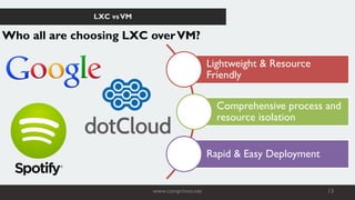 Understanding LXC & Docker | PDF