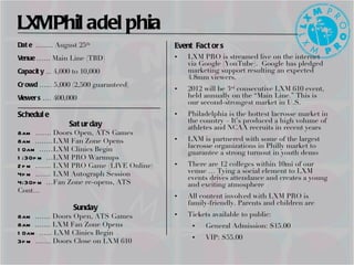 LXM Sponsor Deck (FOR TEAM'S APPROVAL) | PPT