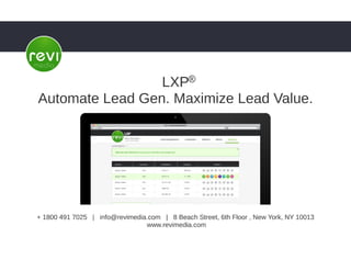 LXP - Lead Gen Revolutionized | PDF