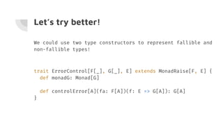Principled Error Handling with FP | PDF