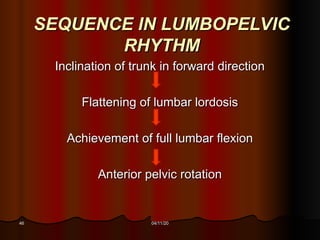 Lumbar Spnine: Anatomy, Biomechanics and Pathomechanics | PDF