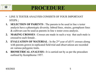 LINE X TESTER ANALYSIS | PPT