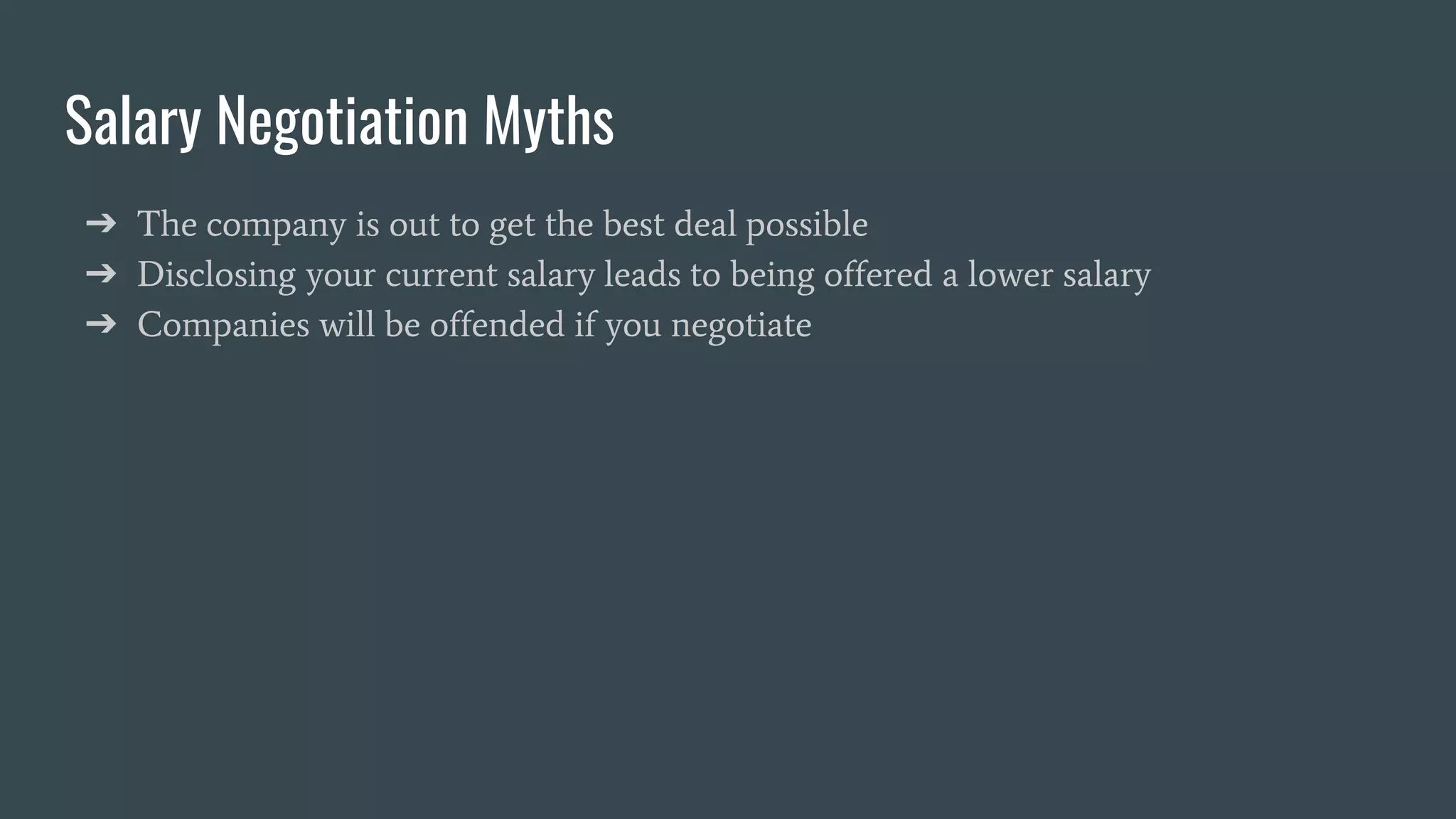 Lynda: Negotiating Your Job Offer | PPTX