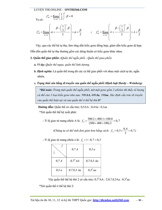 Ly thuyet chuyen de 9 | PDF