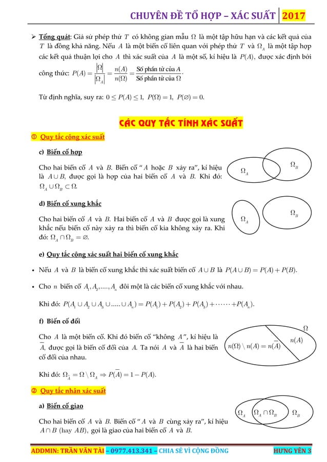Ly thuyet-va-bai-tap-trac-nghiem-chuyen-de-to-hop-xac-suat (1) | PDF