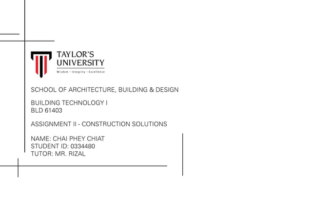 Building Technology I Project 2 | PPT