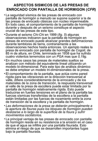 Lyapichev. Curso seguridad sismica de presas según de ICOLD | PPT