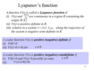 Lyapunov stability | PPT